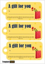 10 Free Printable Gift Tag Templates - MS Word