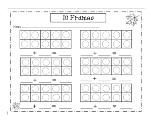 41 Free Ten Frame Templates - TemplateHub