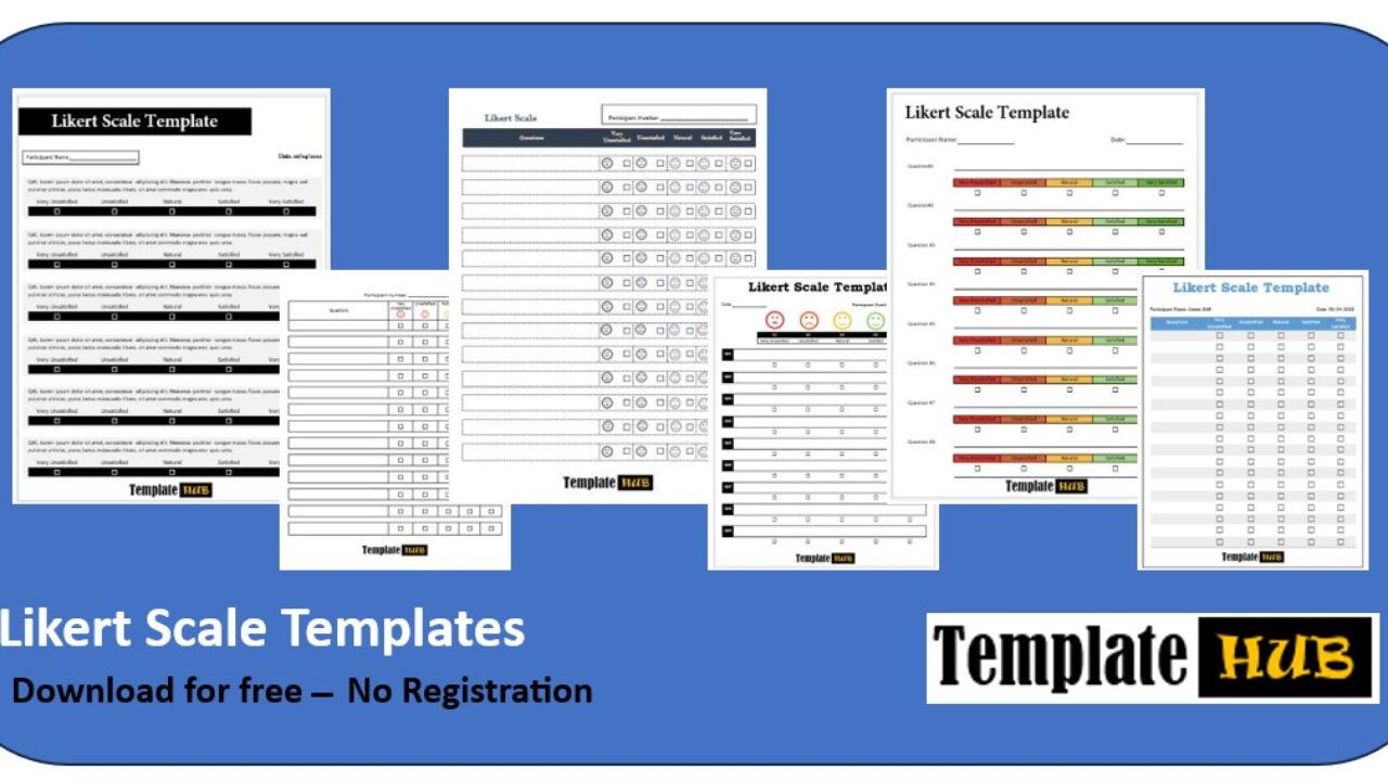 30 Free Likert Scale Templates Examples Templatelab 30 Free Likert