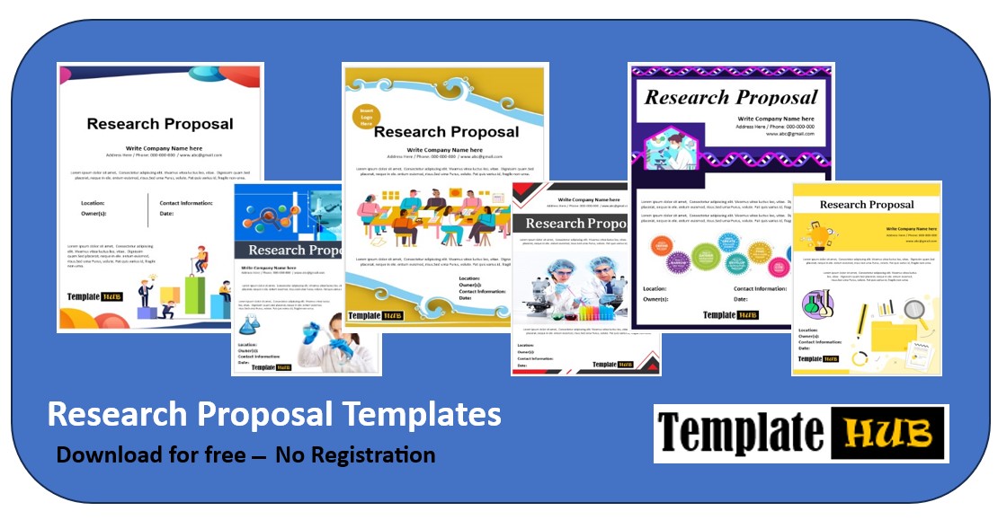 10 Free Research Proposal Templates - Templates Hub